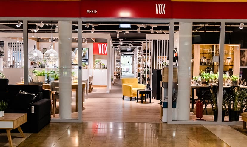 VOX. Salon mebli. Poznań, Obornicka 229