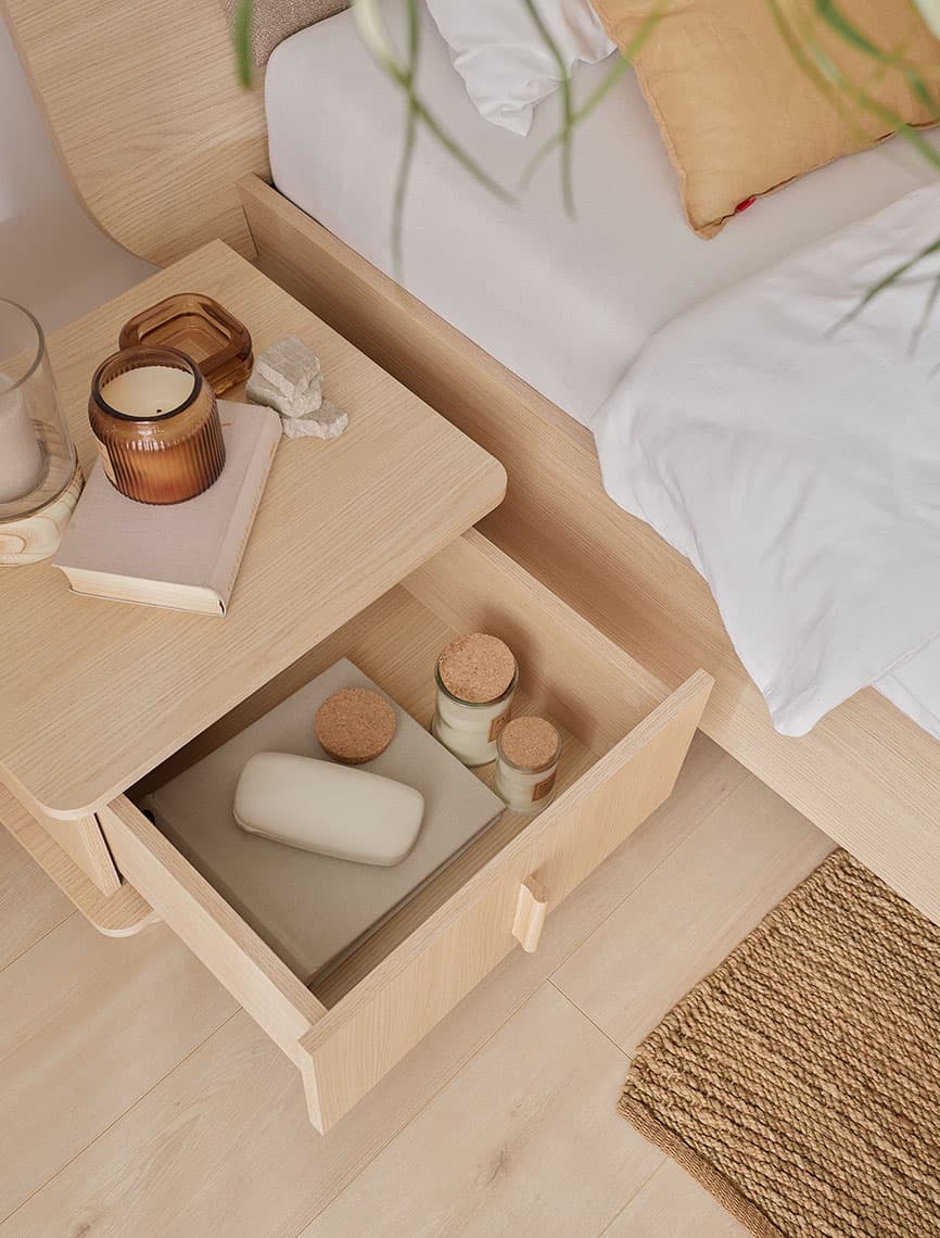 Stolik nocny z 1 szufladą OMM | VOX