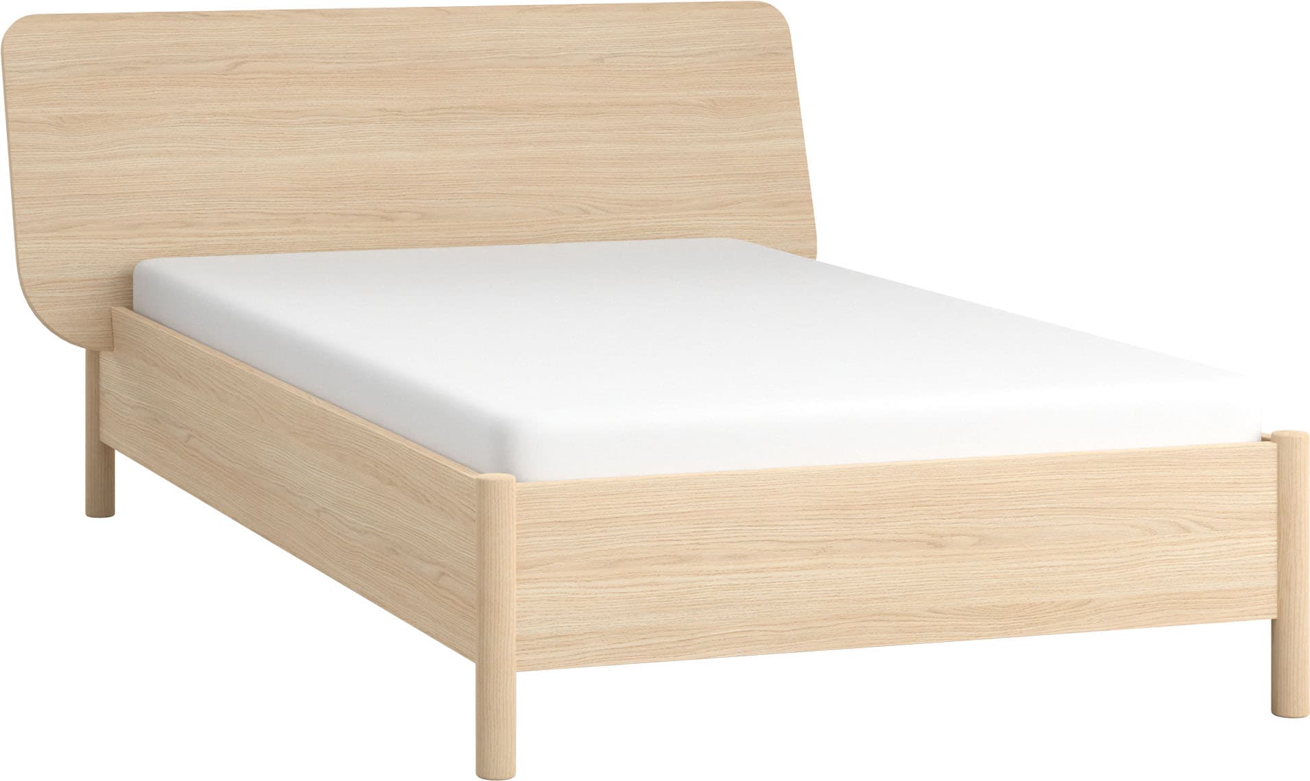 Łóżko 1-osobowe z wezgłowiem prostym 90x200 OMM | VOX